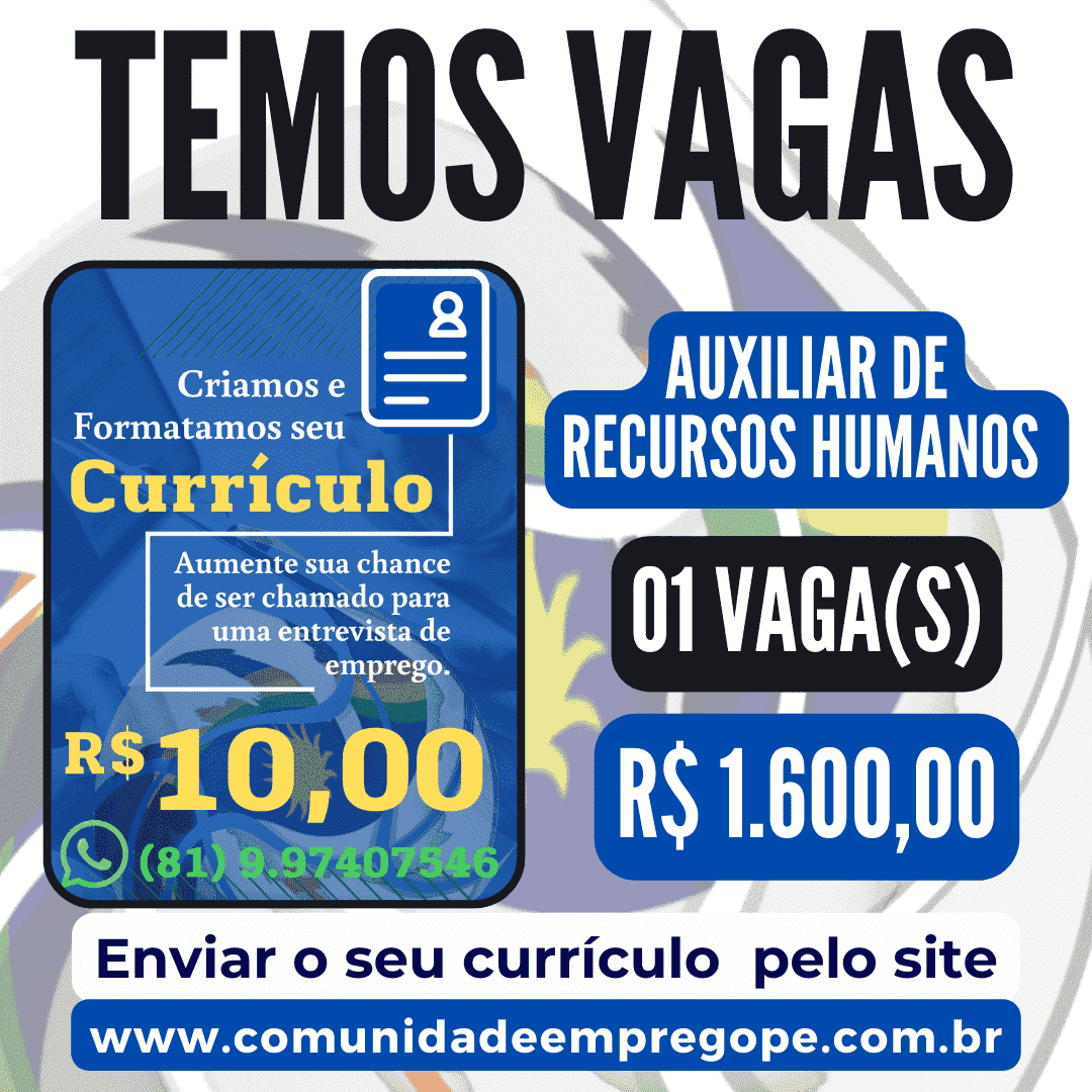 Salario Auxiliar De Recursos Humanos - RETOEDU